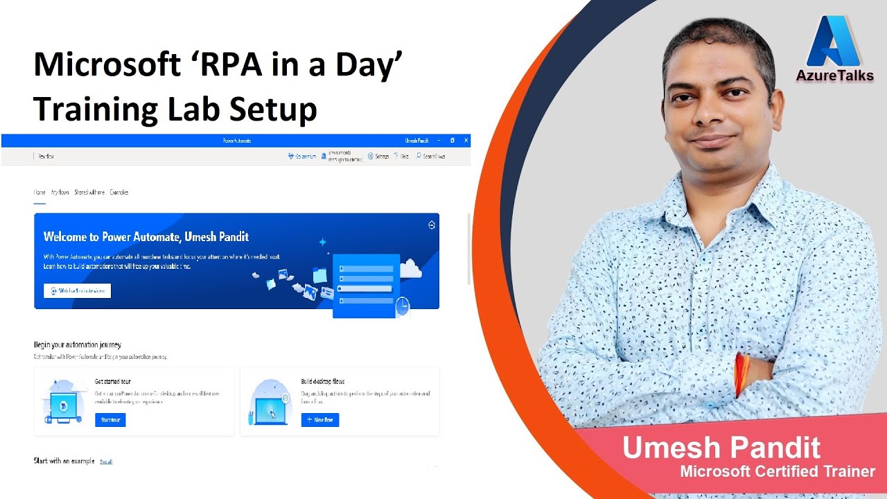 Microsoft ‘RPA in a Day’ Setup - YouTube