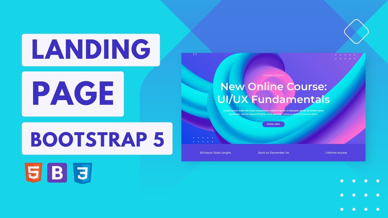 Landing Page Efectiva con Bootstrap y Modal de Registro - YouTube