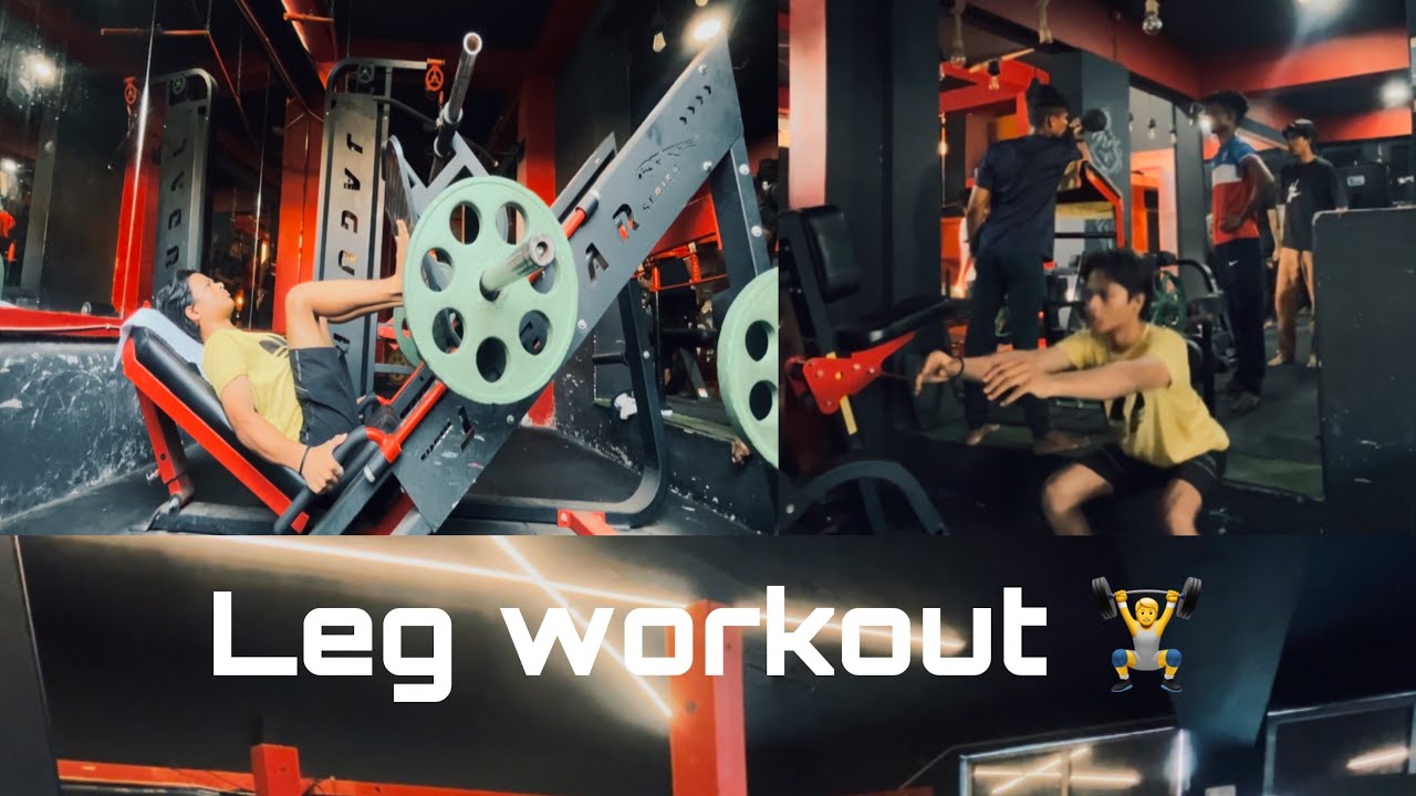 Leg workout 🏋️ |VLOG#6|. ||Ankit Sahoo|| - YouTube