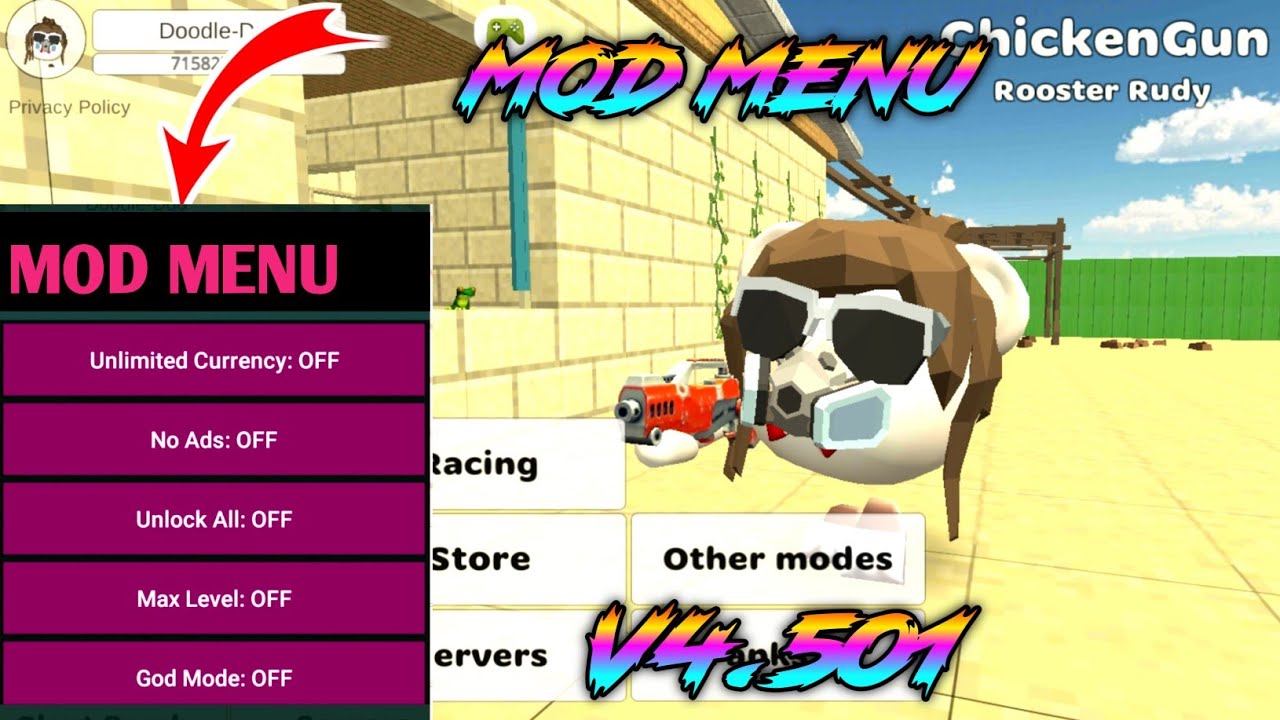 Chicken Gun Mod Menu 4.501 V1 🔥 - YouTube