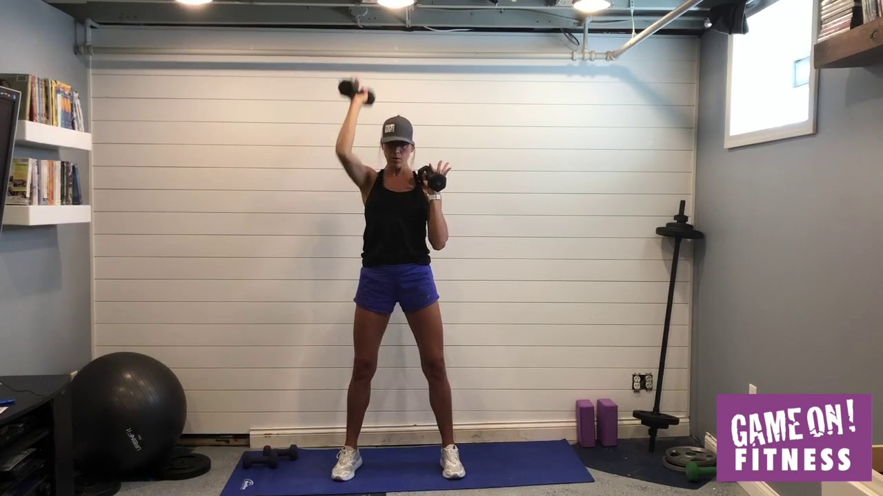 Unilateral Shoulder Press 1 - YouTube