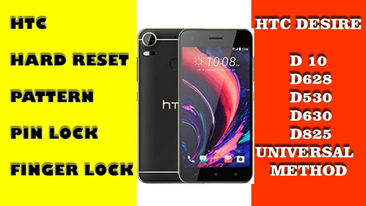 Htc D10 hard reset tips - YouTube