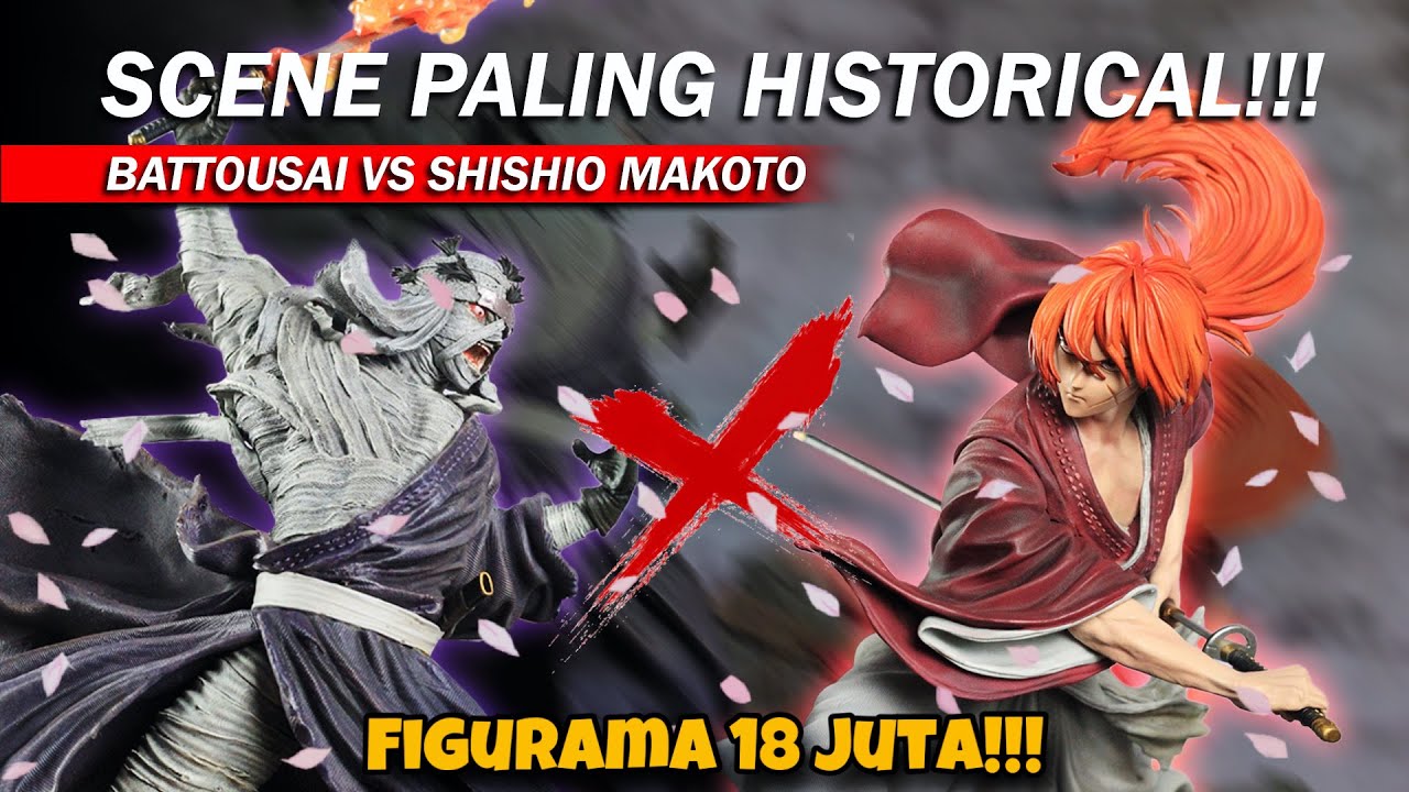 UNBOXING STATUE KENSHIN SAMURAI X VS SHISHIO FINAL BATTLE by FIGURAMA ...
