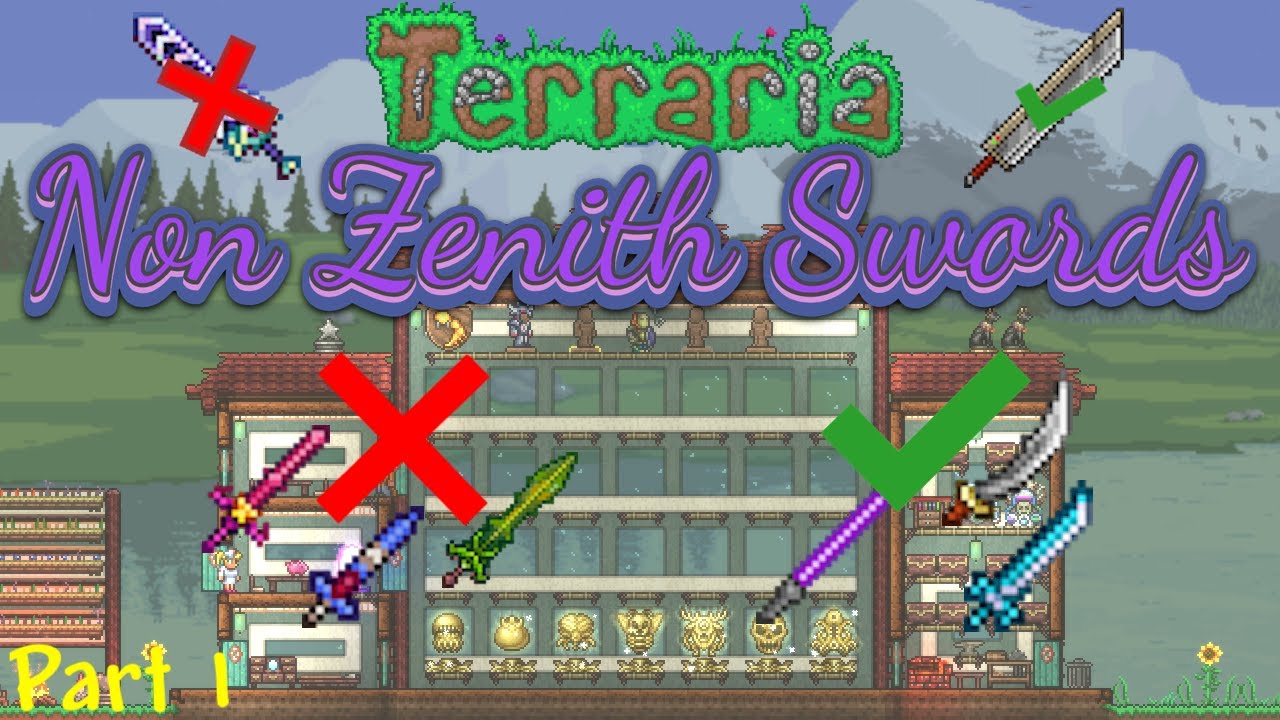 Terraria Master Mode but with Non Zenith Swords only - Part 1: These ...