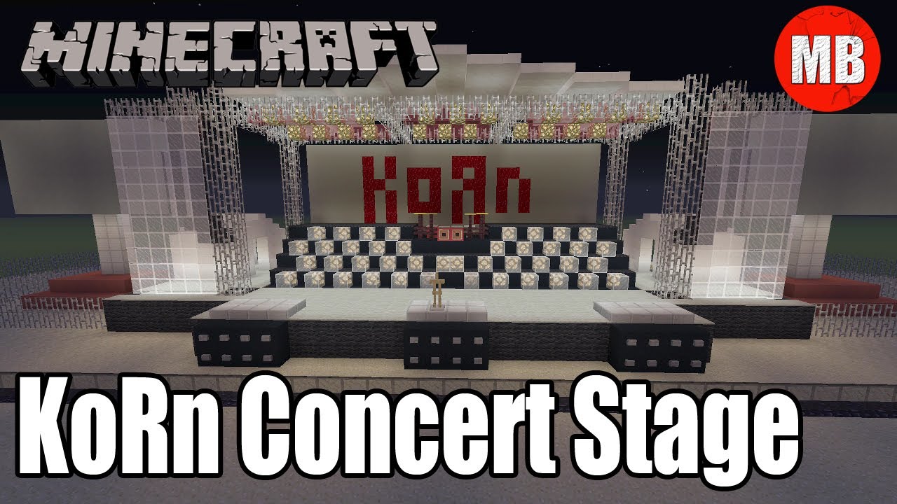 Minecraft Korn Concert Stage! - YouTube