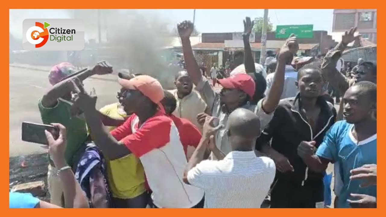 Residents of Nyalenda A ward in Kisumu protest cancellation of ...