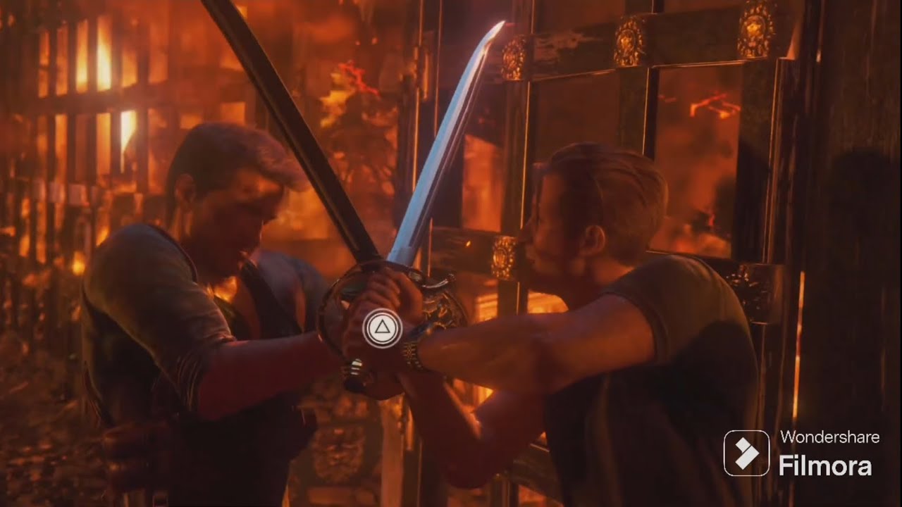 Uncharted 4’s final boss but the music is replaced with Holding Out for ...