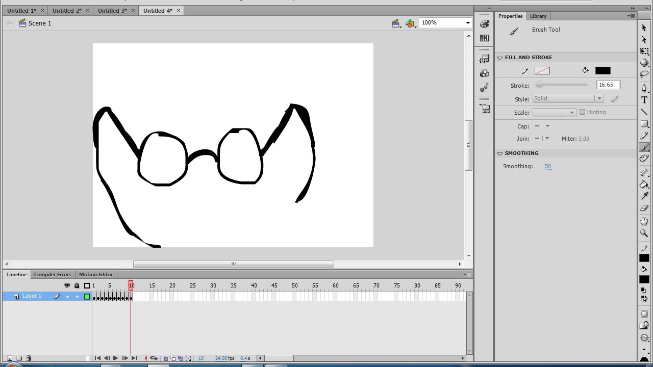 frame Animation Flash Cs6 - YouTube