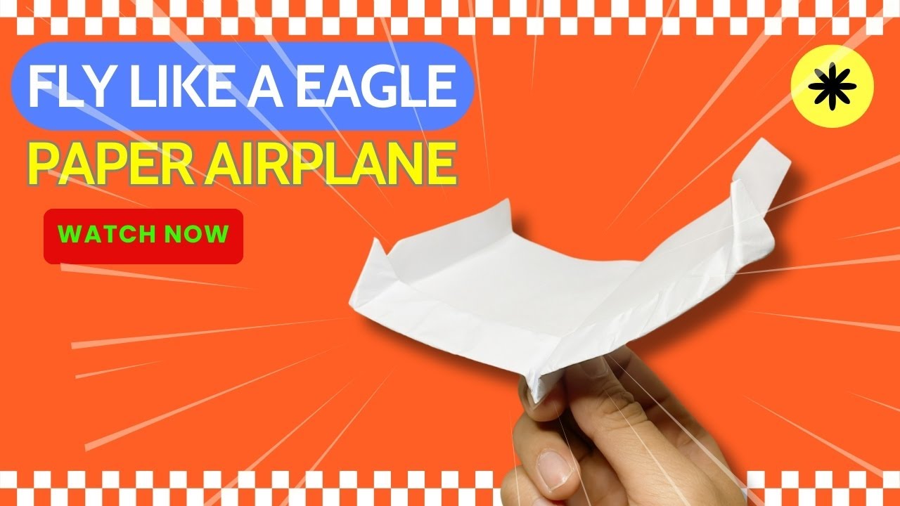 How to make a cool paper Flying Eagle - Origami Eagle Like Paper Plane ...