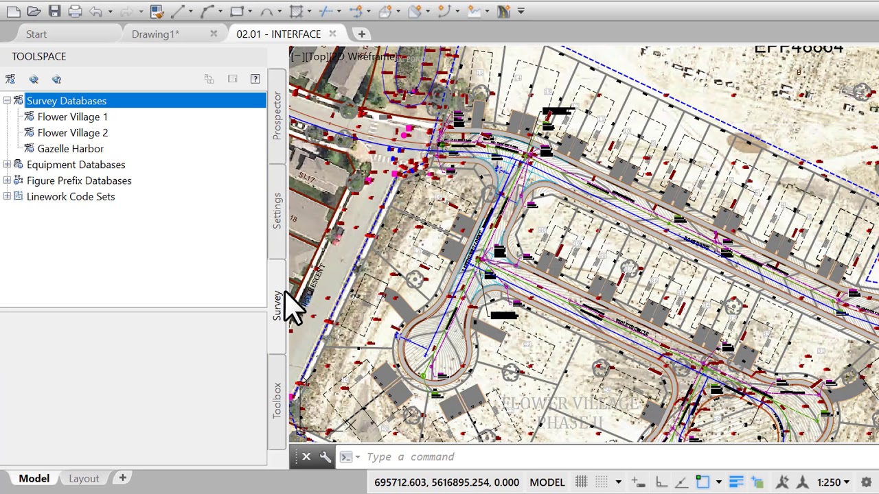 AutoCAD Civil 3D - 02.06: Interface - Toolspace - YouTube