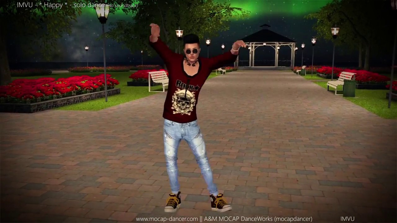 IMVU - Happy - solo dance animation - YouTube