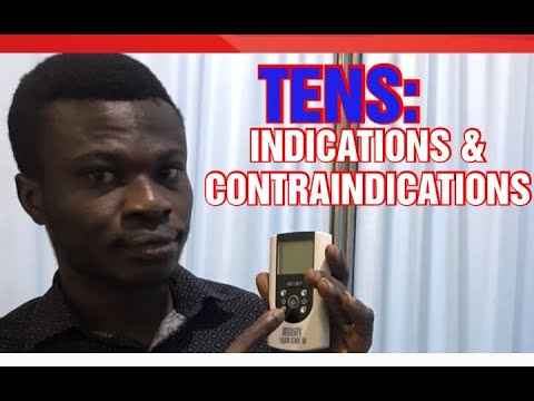 TENS:New Indications & Contraindications to note as a user. - YouTube