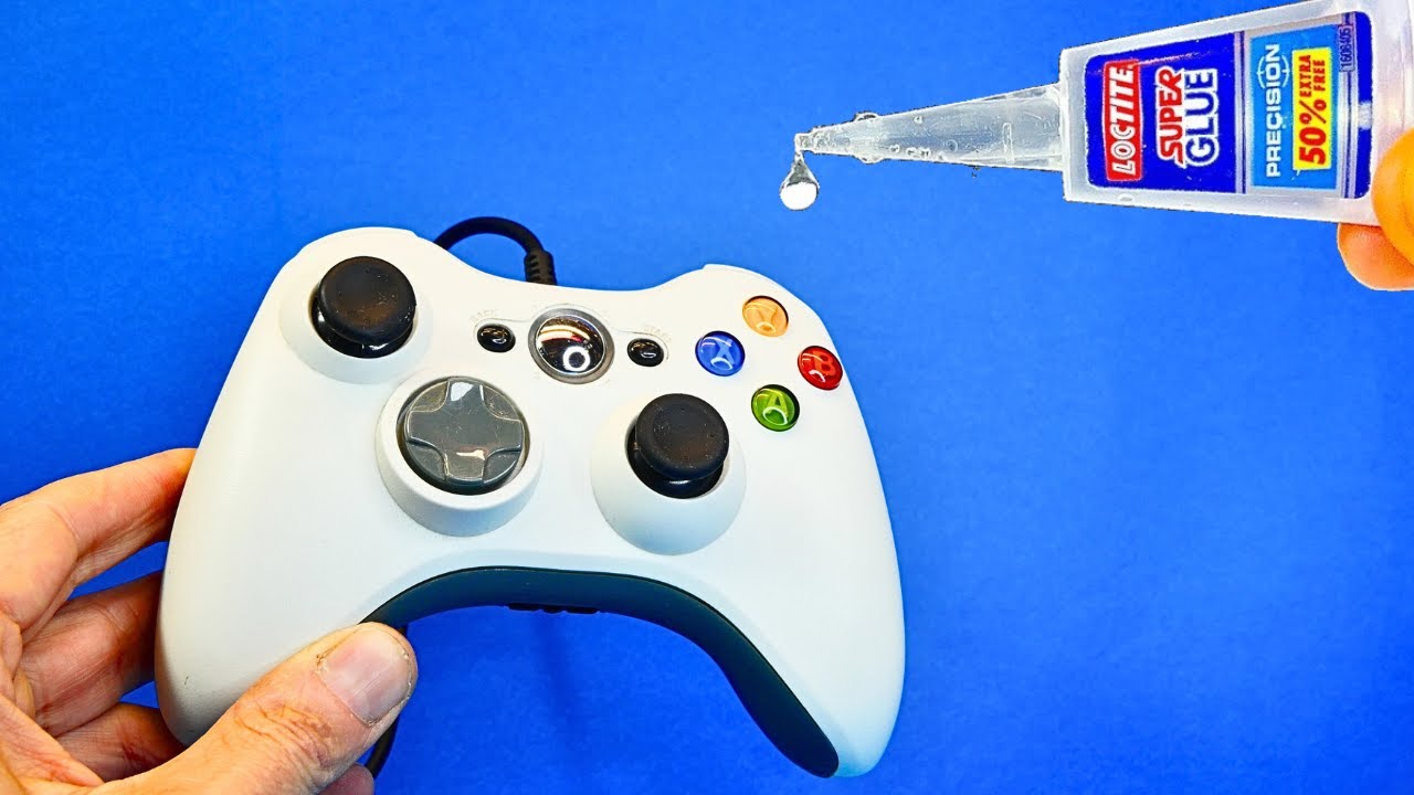 Pour a drop of Super Glue on the Game Controller and Amaze at the ...