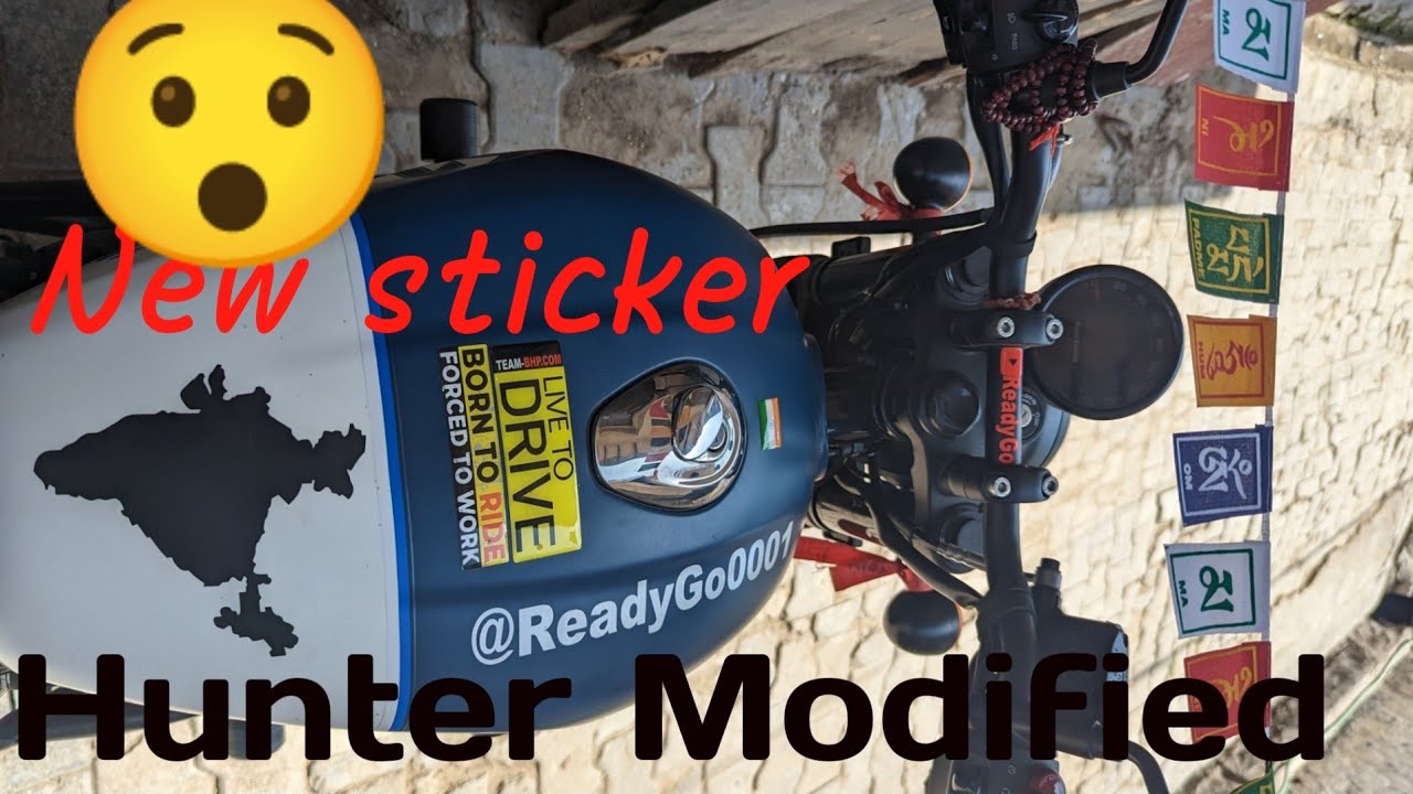 Hunter sticker modification | hunter 350 | Hunter modified | ready go ...