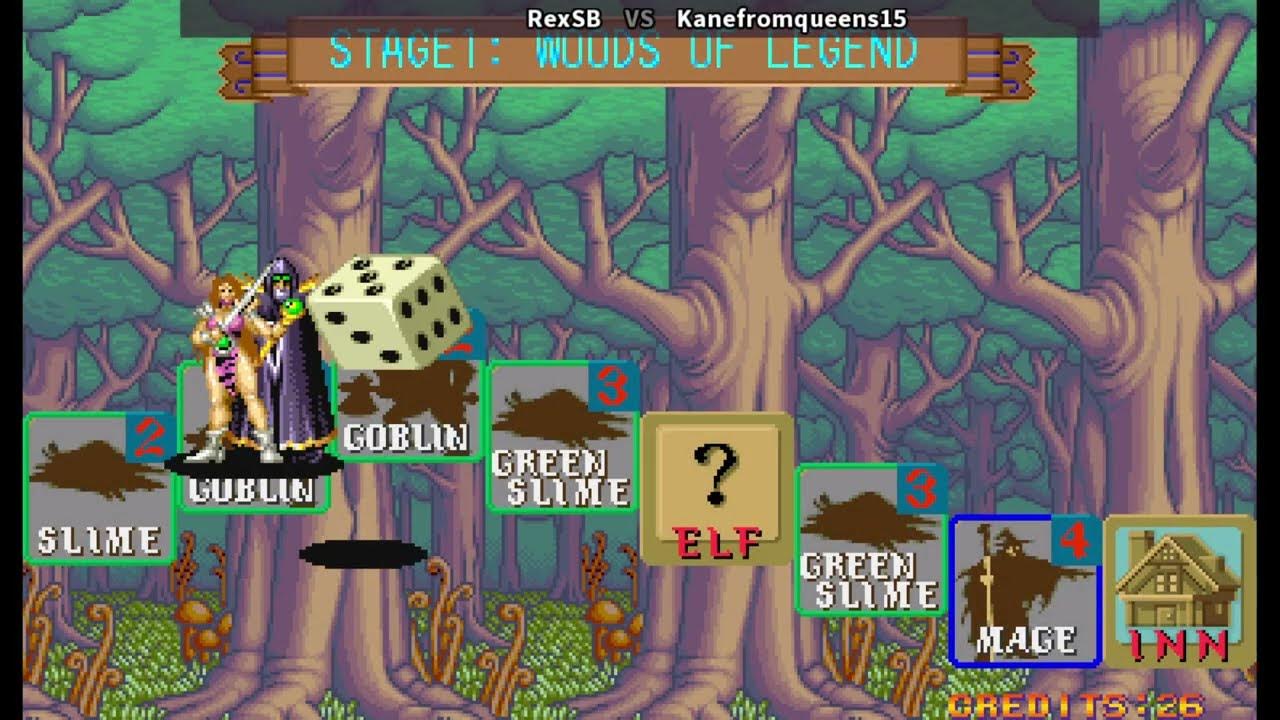 Quiz & Dragons | RexSB VS Kanefromqueens15 | 🇺🇸🇺🇸 Fightcade CPS1 capcom quiz game 920701 USA QAD ...