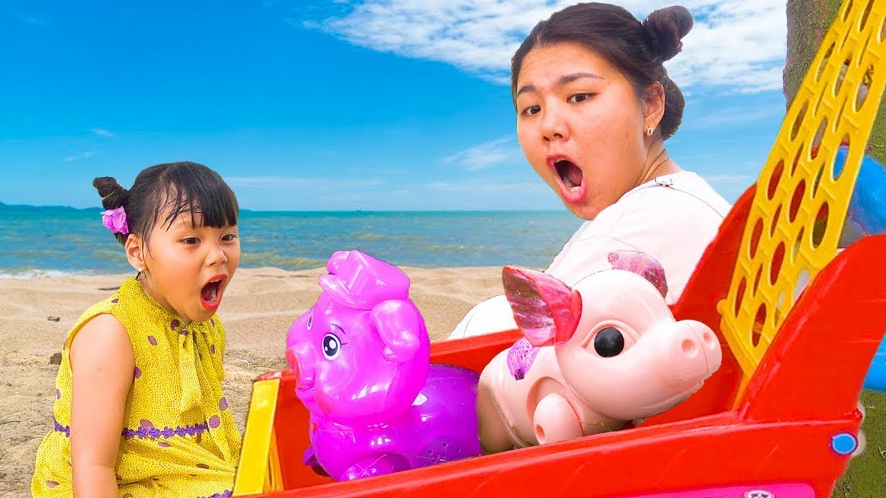 Boong Candy Find Pig Toys So Cute - Outdoor PlayGrounds For Kids#DTL ...