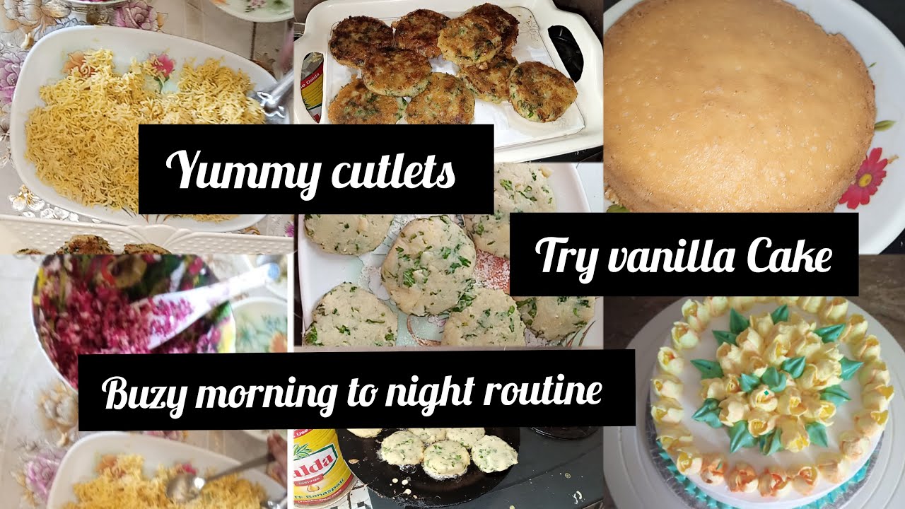 My day to Night cooking routine|First time 🎂 cake bnaya |Yummiest Cake ...