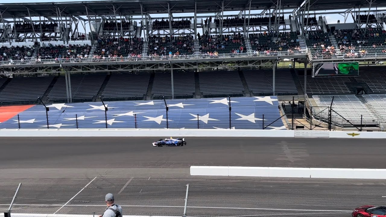 Devlin DeFrancesco 2023 Indianapolis 500 Qualifying Day 1 - YouTube