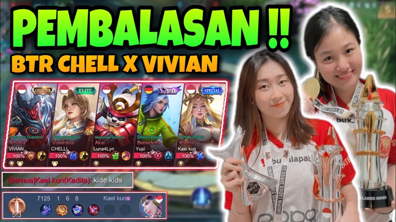 PEMBALASAN !! BTR CHELL X VIVIAN PART 2 !! KASIH PAHAM KADITA MODE ...