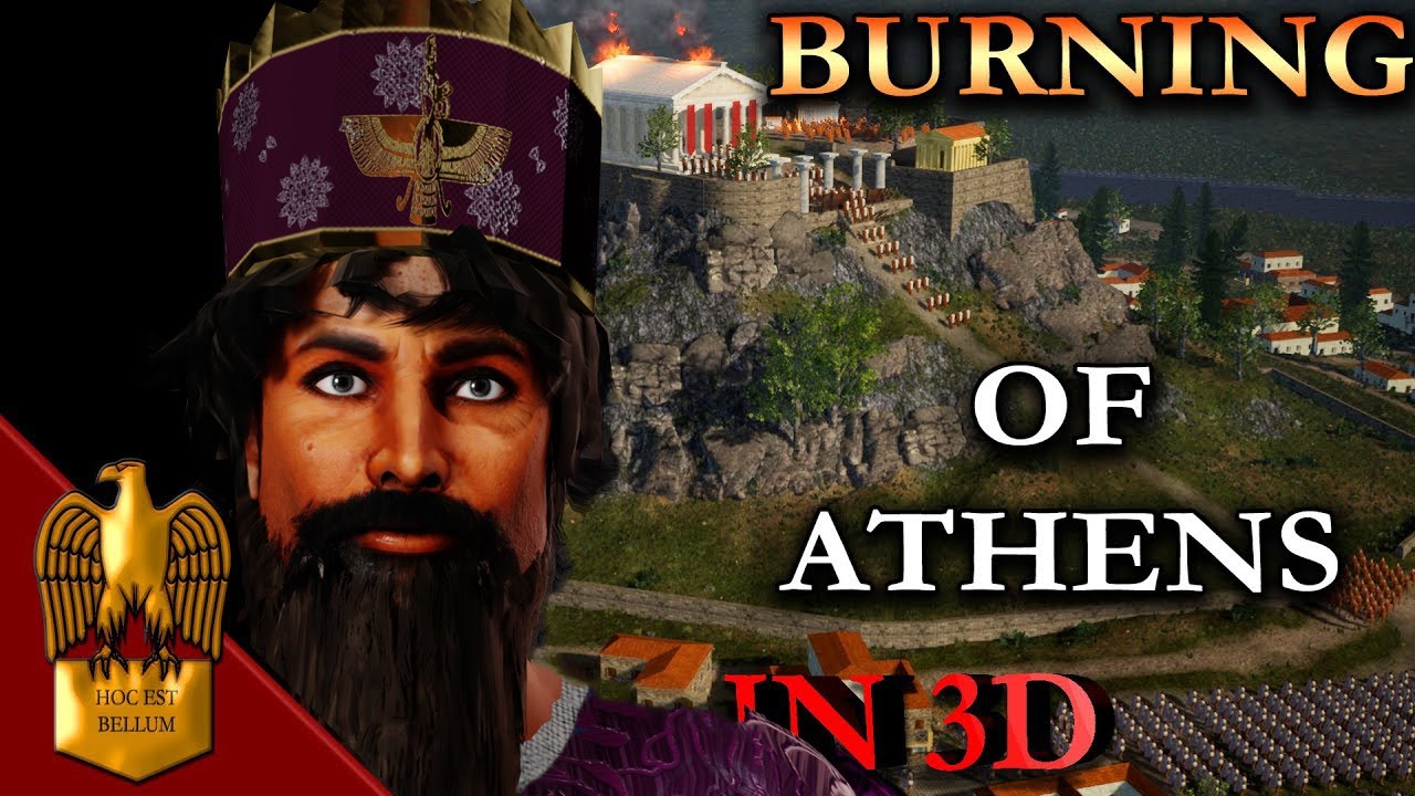 The Burning of Athens 480 BC (3D Animated Documentary) King Xerxes ...