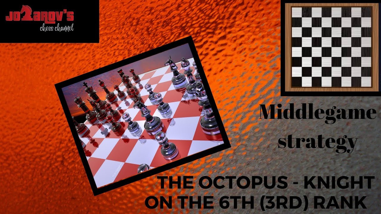 Basics in chess: Middlegame strategy - Knight on the sixth (third) rank ...