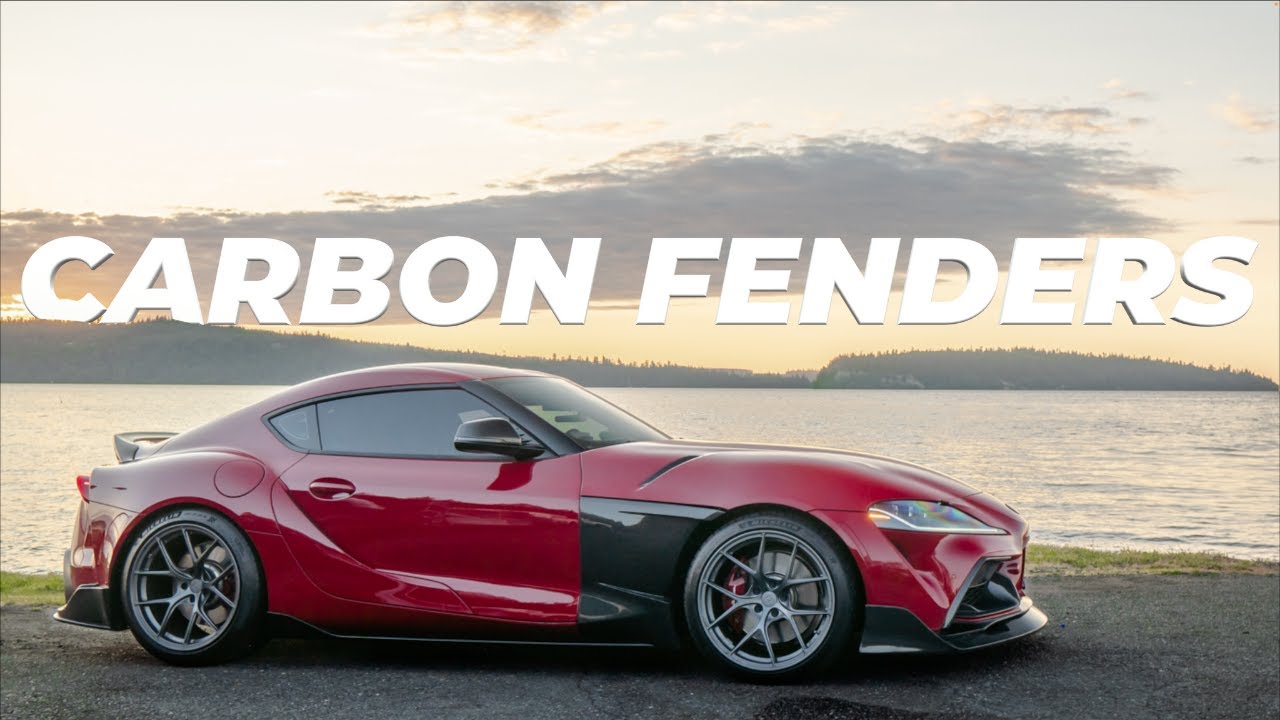 I DIDN'T LIKE IT AT FIRST BUT... | 2020 GR SUPRA CARBON FIBER FENDERS ...