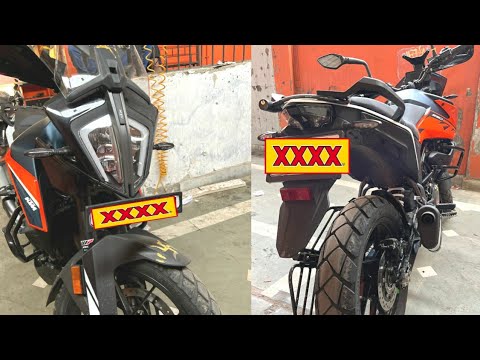 KTM 390 Adventure 2022 Bike Ka Naya Number aa Gaya - YouTube