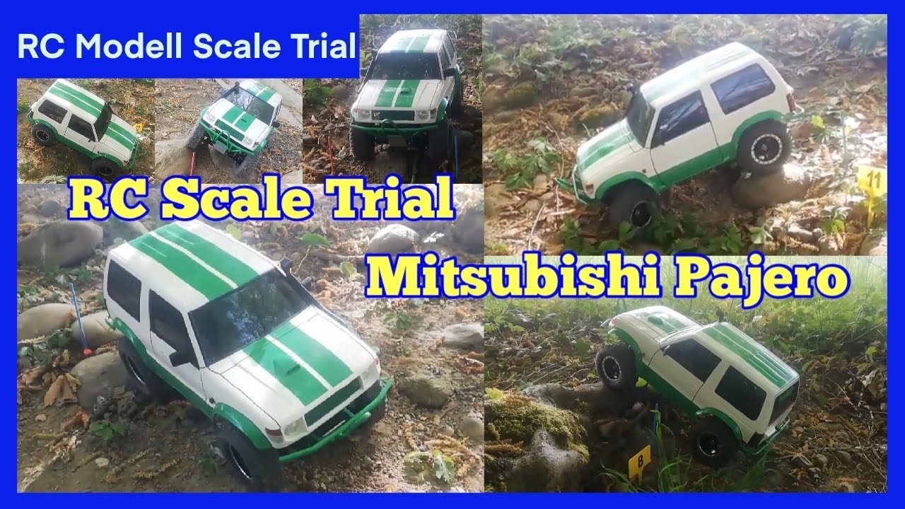 RC Scale Trial Mitsubishi Pajero Scale Model Offroad RC Cars - YouTube