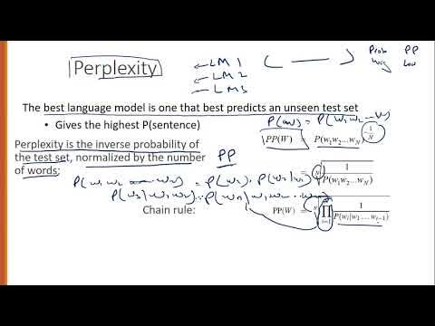 Evaluating Language Model and Perplexity - YouTube