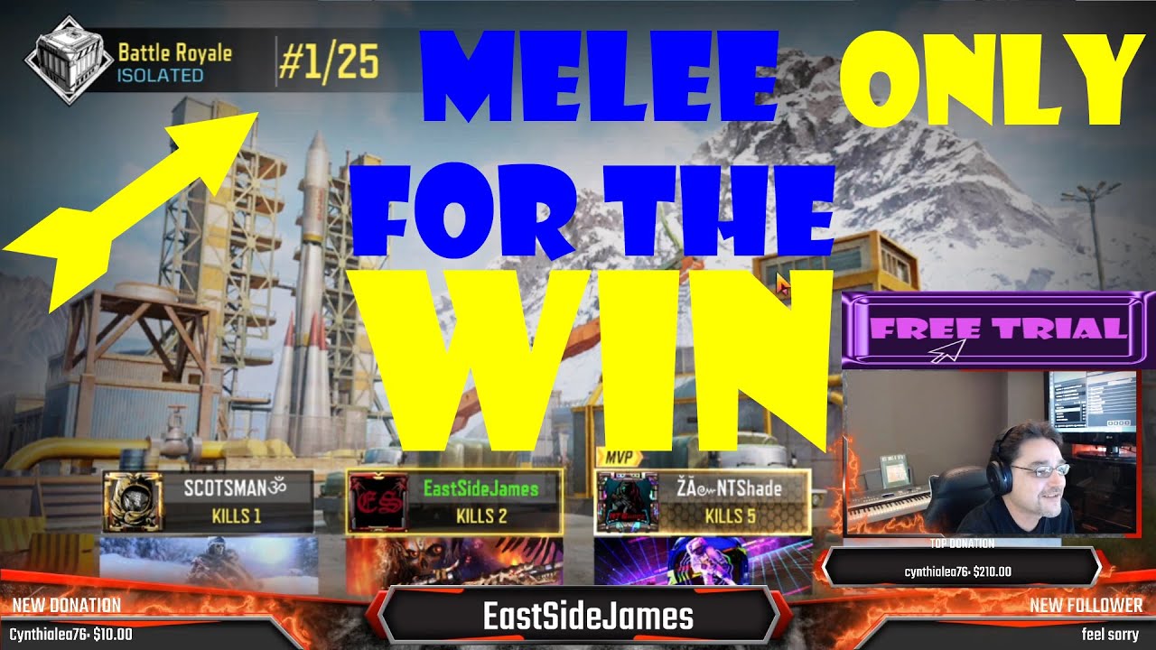 Melee ONLY in Battle Royal for the WIN - YouTube