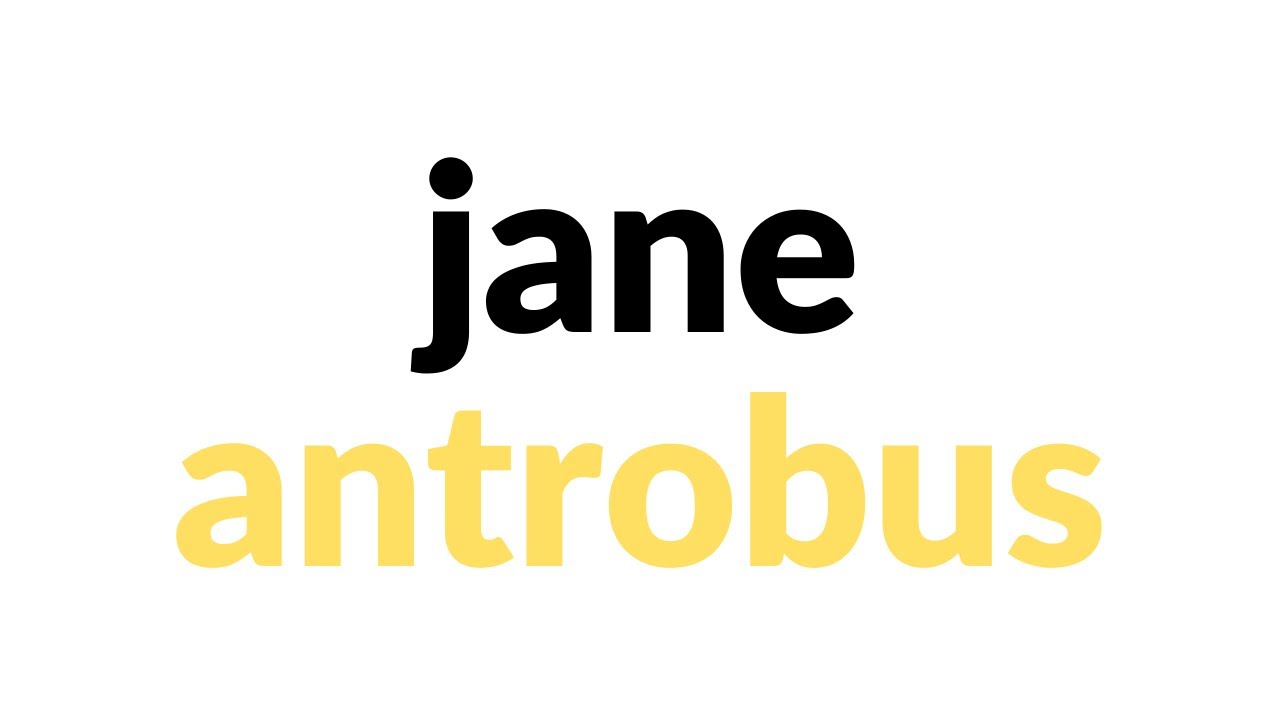 The Television Experts - Jane Antrobus - YouTube