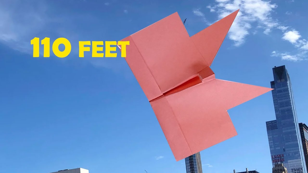 How to make a Paper Fast Swallow Airplane - YouTube