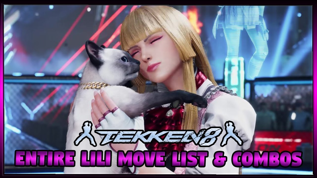 All Lili Move List & Combo Challenges | Tekken 8 CNT | - YouTube