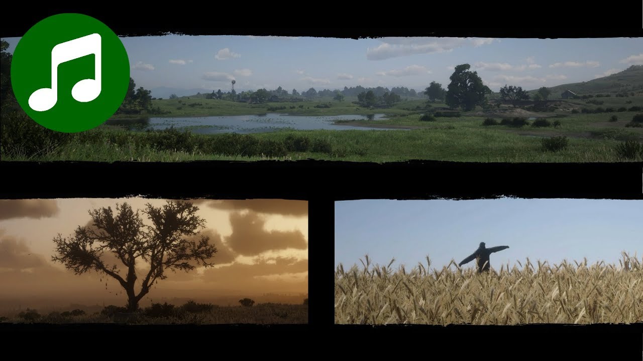 RED DEAD REDEMPTION 2 Ambient Music & Ambience 🎵 PLAINS Title Screens ...