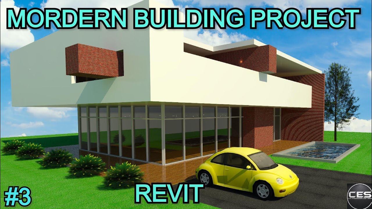 Revit Complete Project | Modern house in Revit Complete Tutorial #3 ...