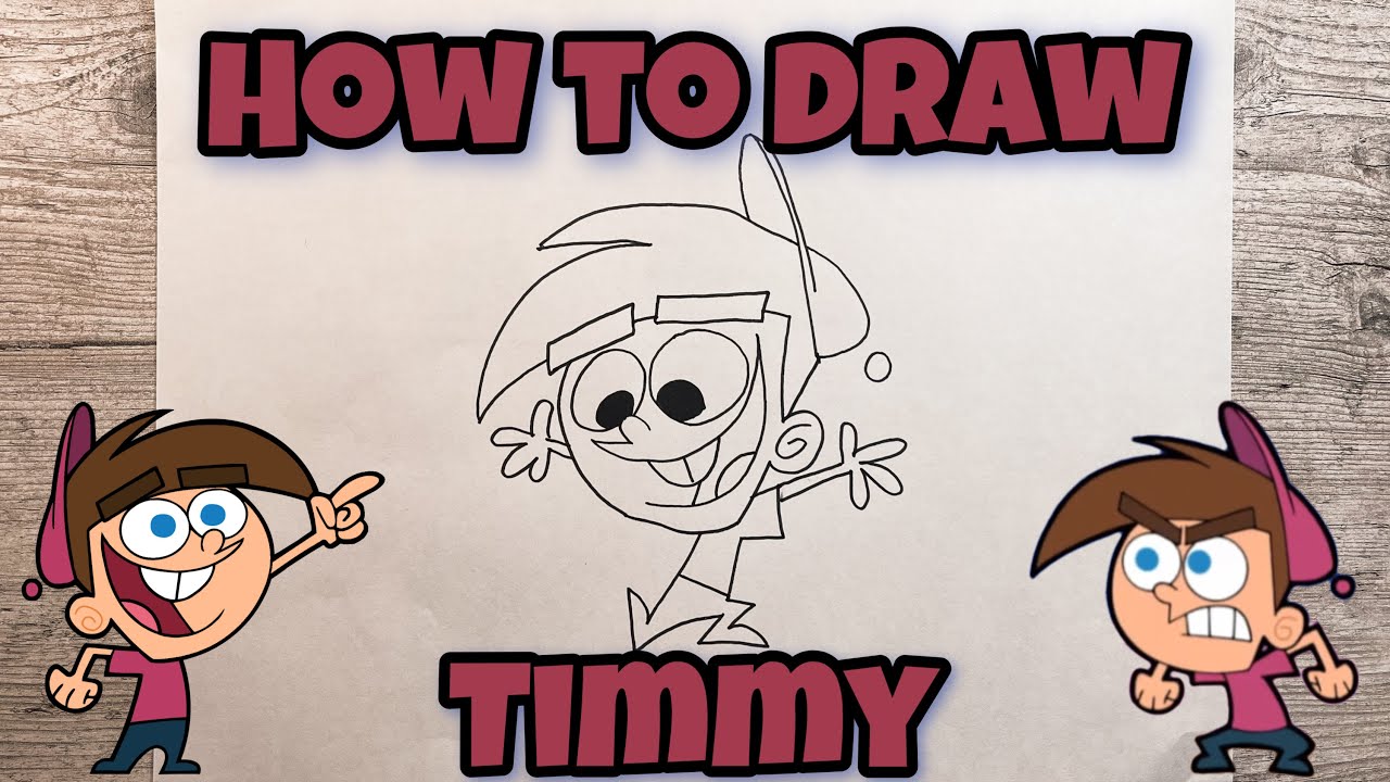 HOW TO DRAW TIMMY | FAIRLY ODD PARENTS | Easy Step-by-Step Tutorial ...