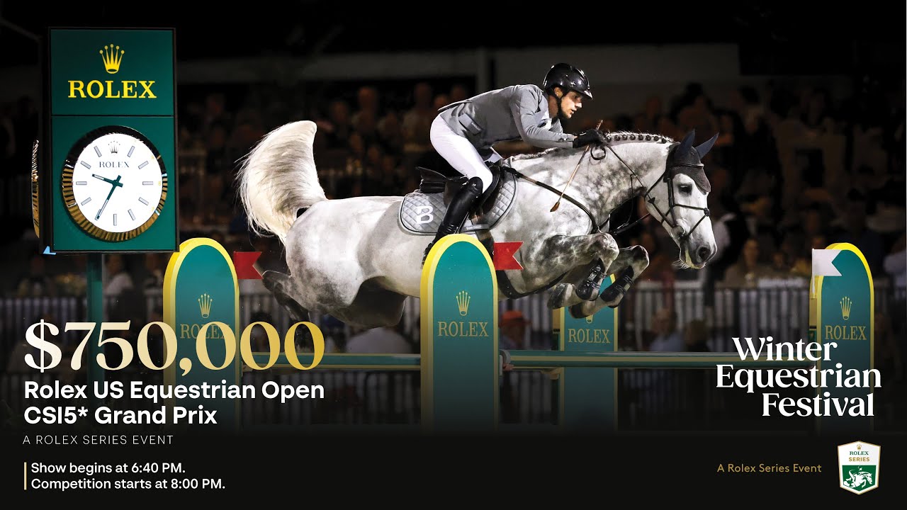 Watch the $750,000 Rolex US Equestrian Open CSI5* Grand Prix - YouTube