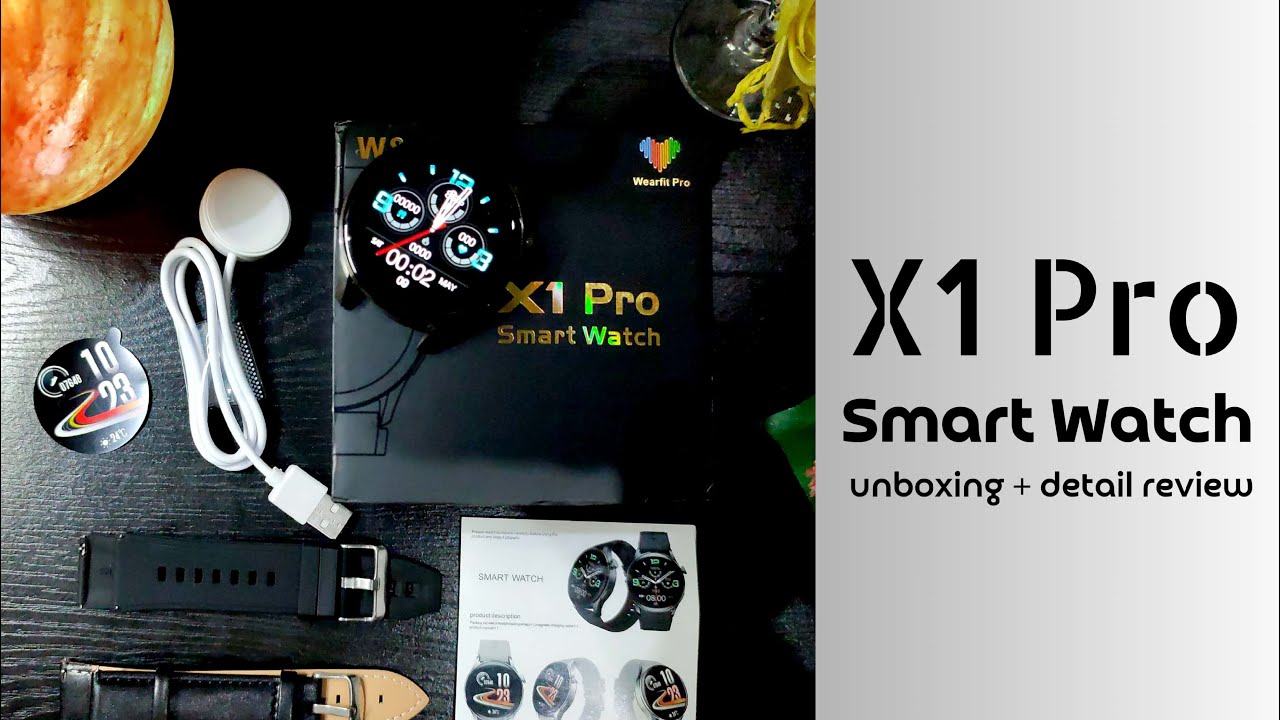 X1 Pro Smart Watch ⌚ unboxing + detail review | W & O X1 Pro Smart Watch (Wearfit Pro) - YouTube