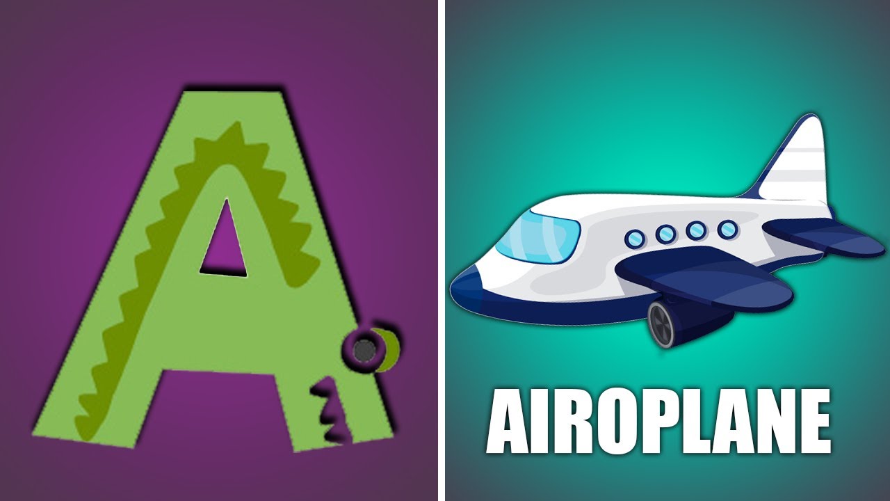 Abc Phonics Song For Kids| A For Apple Song For Kids Version 56 ...