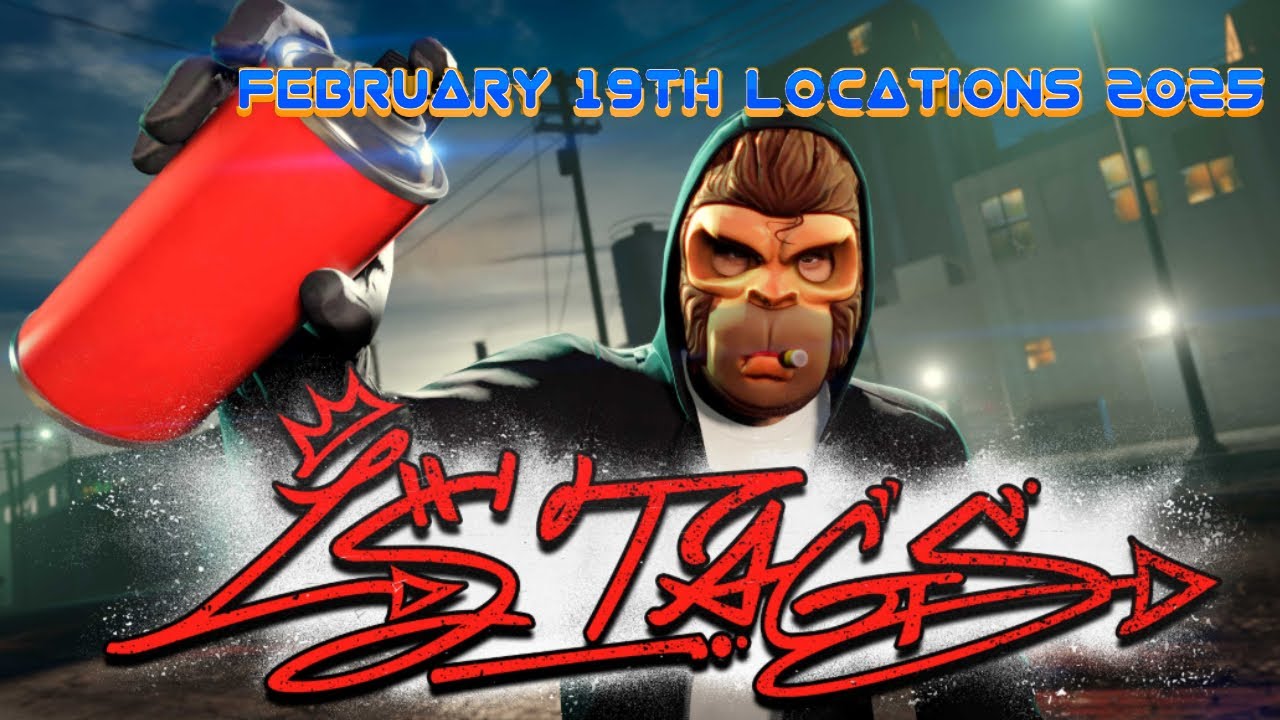 LS Tags Locations Today GTA Online - YouTube