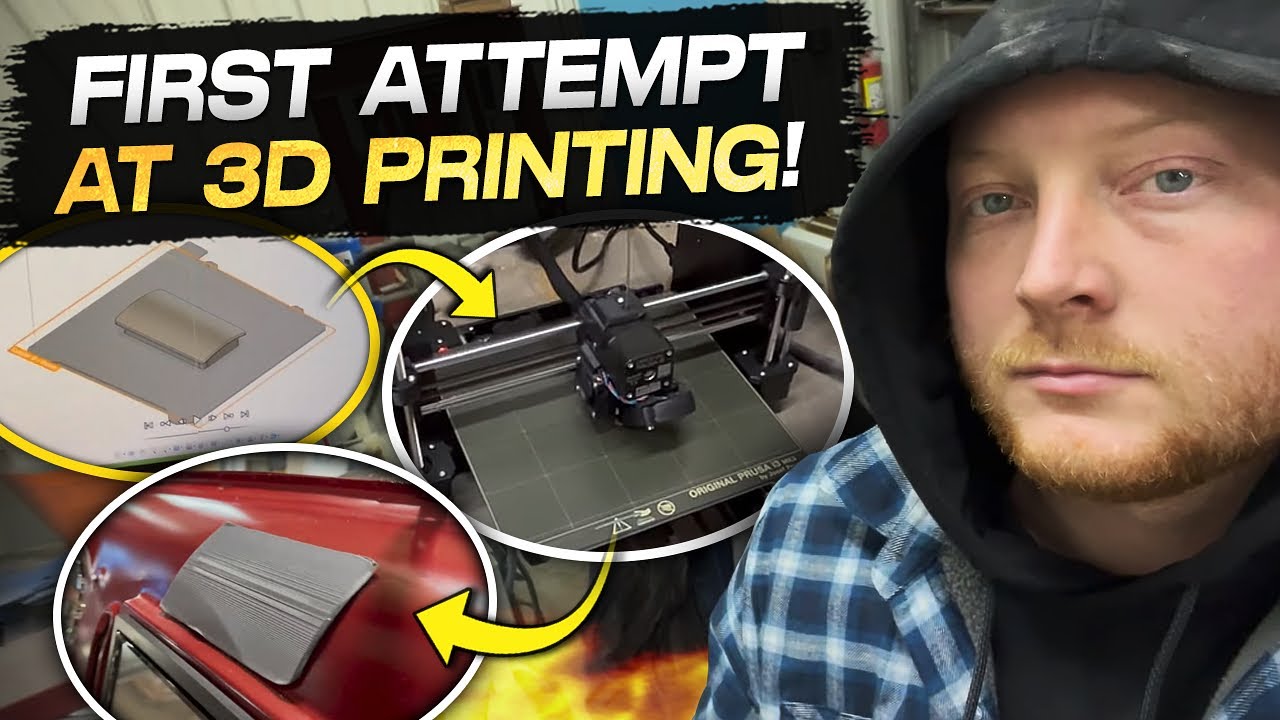 First Attempt At 3D Printing! Dash Insert For Dennis's Cab Over - YouTube