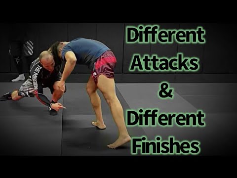 Ankle Pick & Cross Ankle Pick to Different Leglock Finishes - YouTube