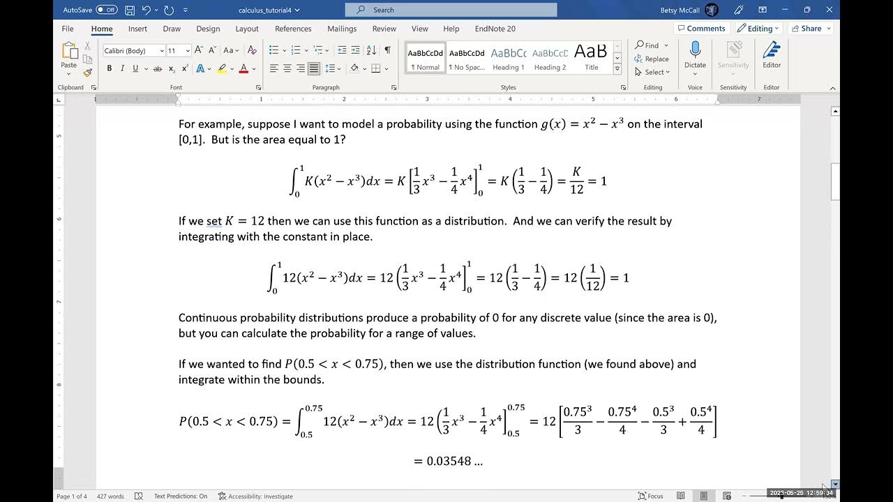 Continuous Probability Distributions - YouTube