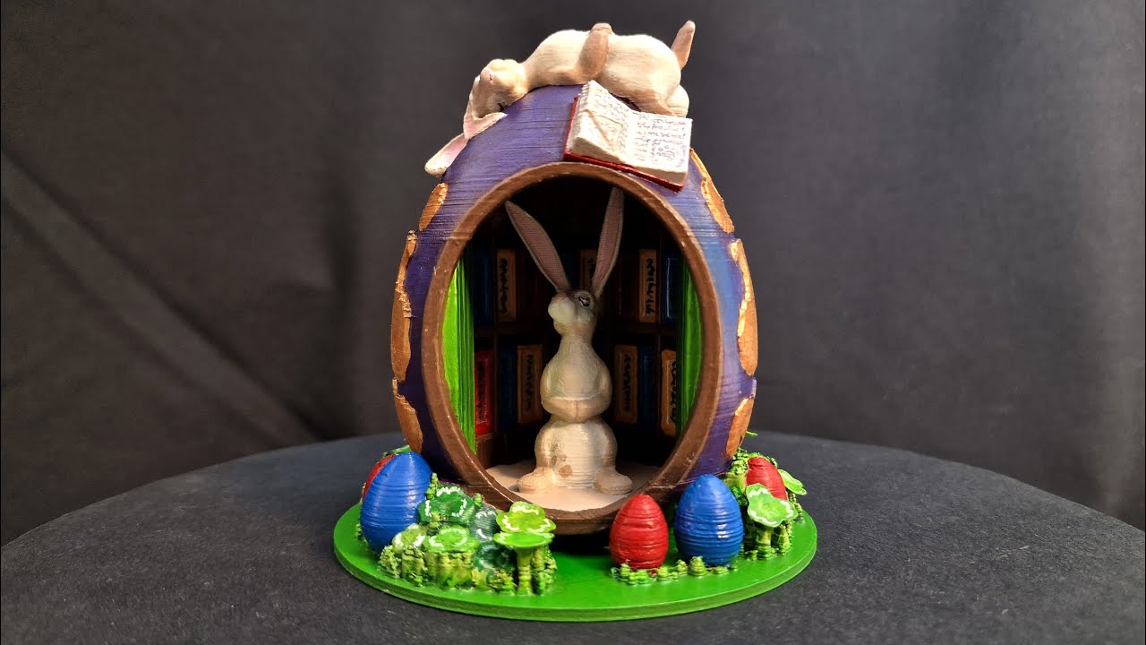Easter Bunny Library - YouTube
