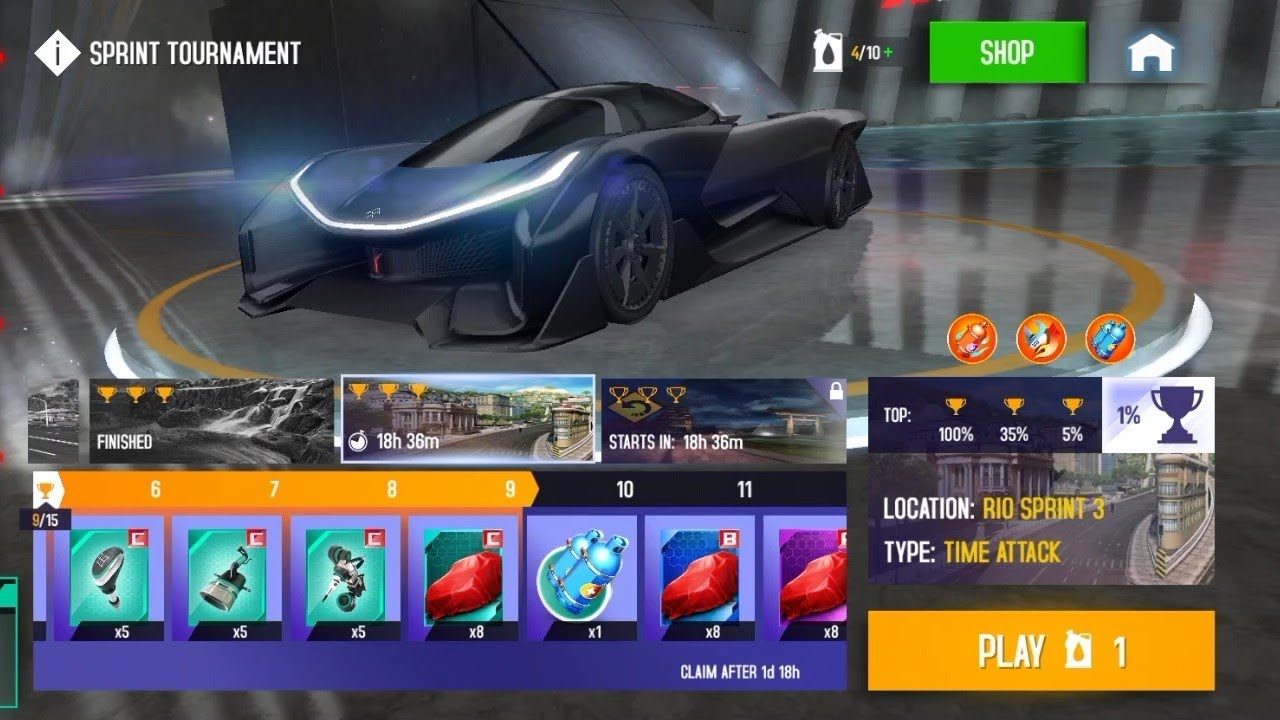Asphalt 8 | Sprint Tournament Cup 🌟 [ Rio Sprint 3 ] 25:405 Top 4⚡With ...