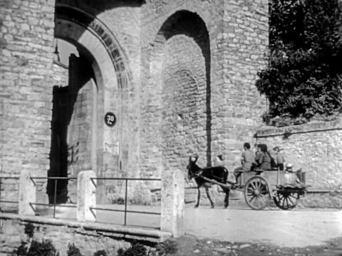 Assisi - La raccolta delle olive in Umbria | Documentario Inglese (1949)