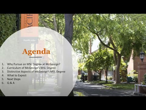 McGeorge School of Law | Learn from a Current MSL Student - YouTube