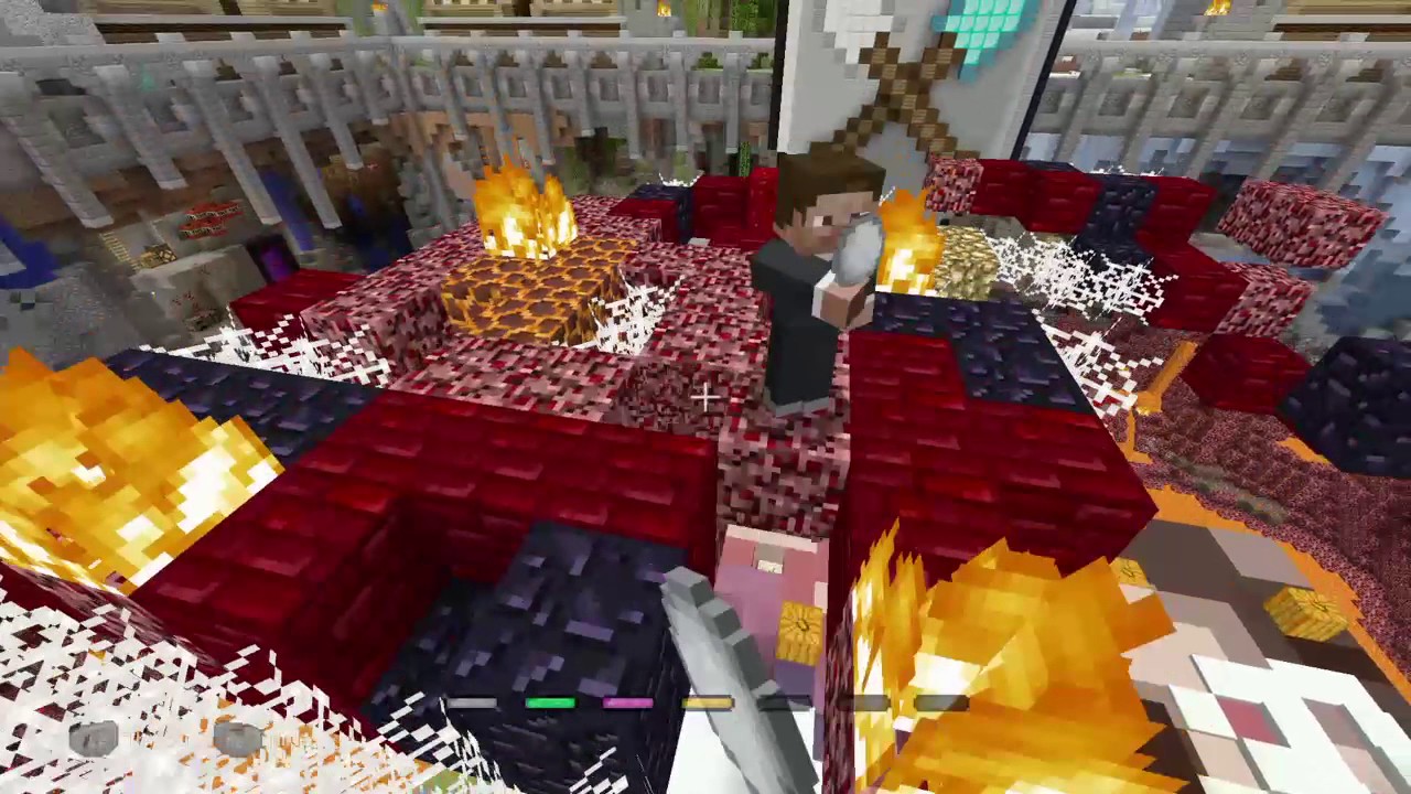 Minecraft PS4- Minigames- Tumble (Spleef) #5 Blast - YouTube