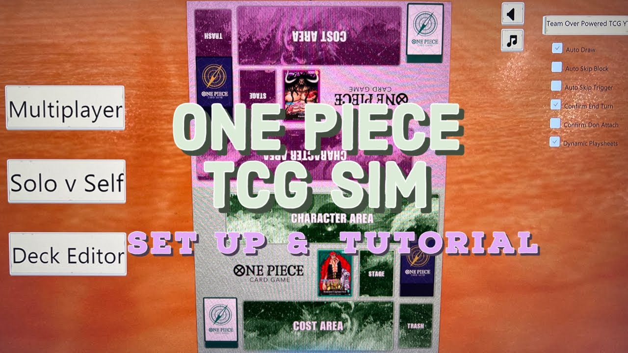 OPTCG Sim Download and Use Tutorial - YouTube