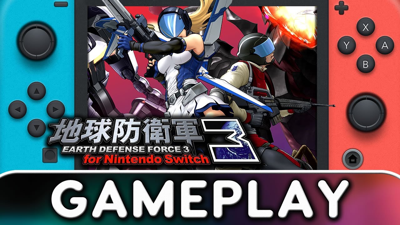 Earth Defense Force 3 | Nintendo Switch Gameplay - YouTube